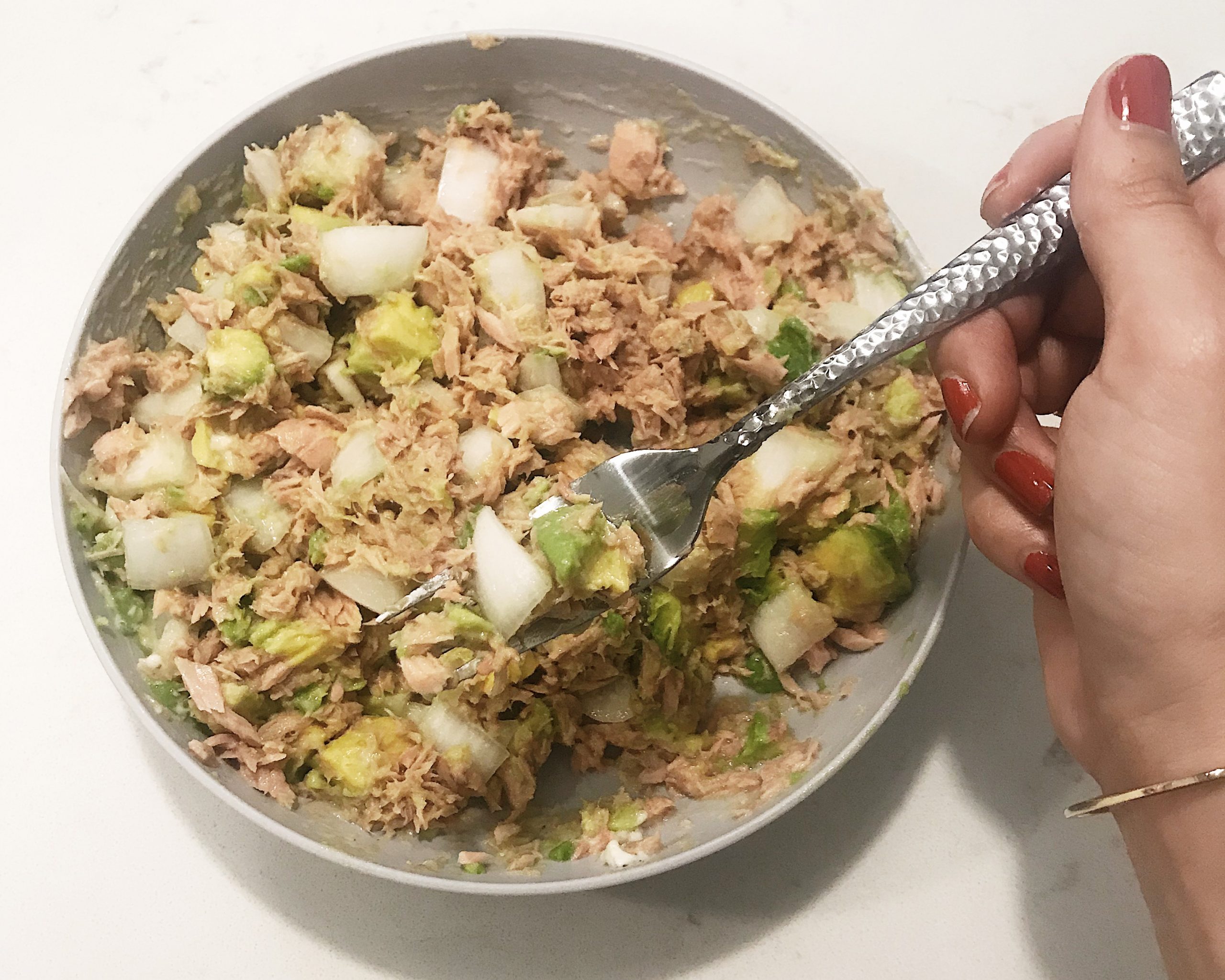 Avocado Tuna Salad - Easy, No Cooking, + High Protein » Kirsten Krupps